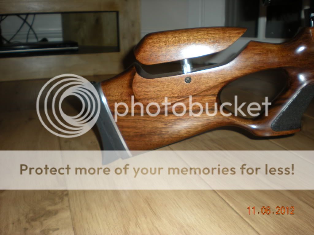 Adjustable butt pad for HW100