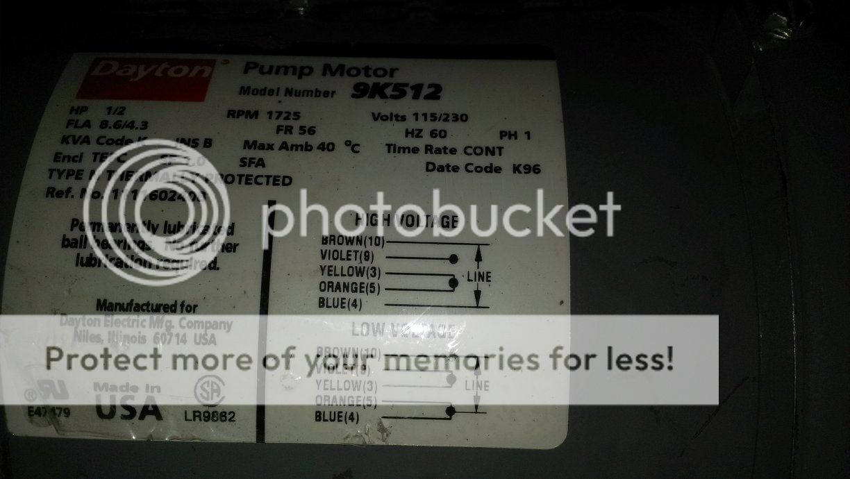 can I reverse this dayton pump motor model #9k512 | BladeForums.com